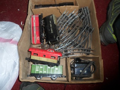 Louis Marx & Co. Steam Electric Tin Plate Steam Freight Set | eBay