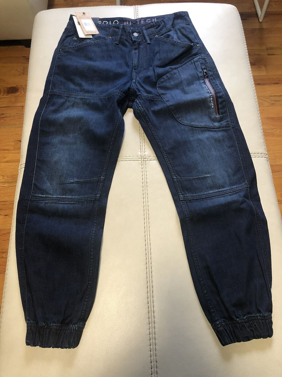 Polo Ralph Lauren Hi Tech denim jogger pants size 30 | eBay Polo Ralph Lauren Hi Tech denim jogger pants size 30 | eBay