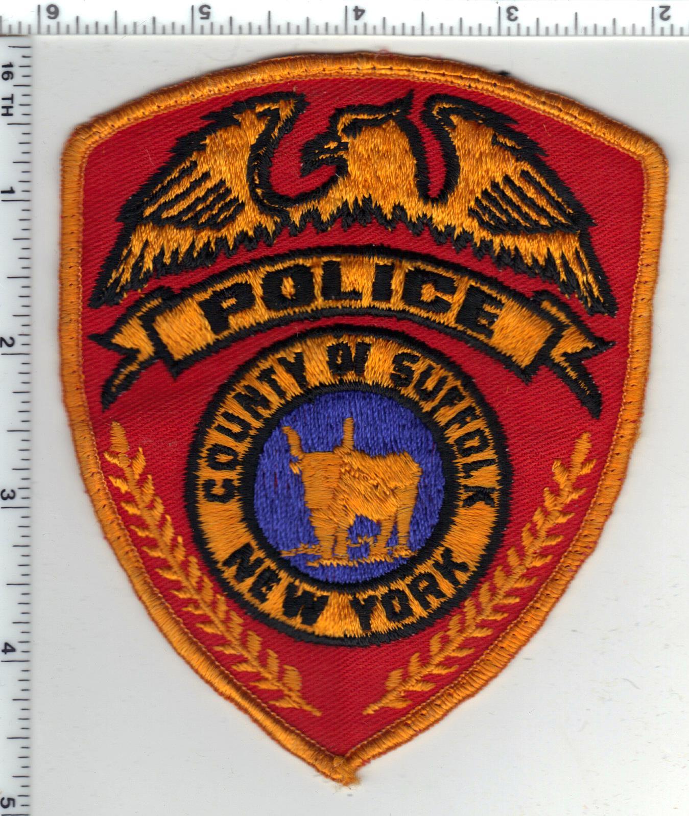 County of Suffolk Police (New York) uniform take-off Shoulder Patch ...
