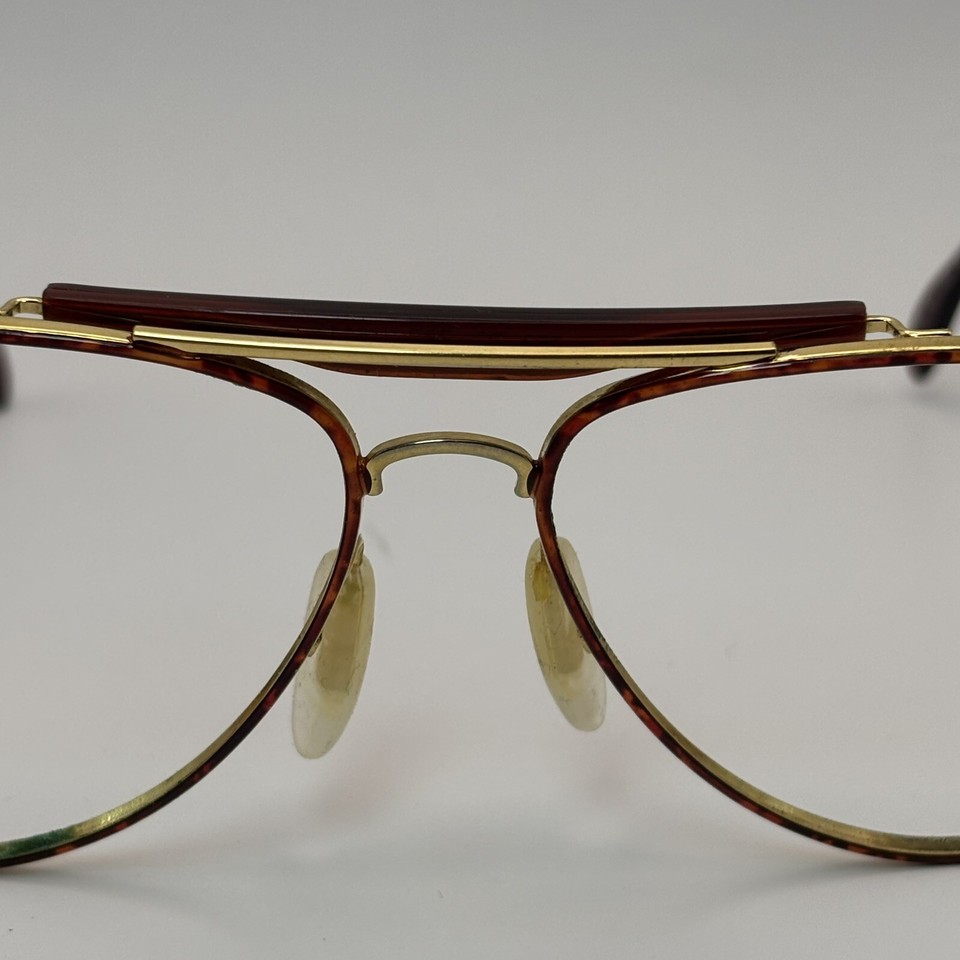 Aviator Retro Titmus Z87 EYEGLASS FRAMES ONLY Gold 60-25-145 | eBay