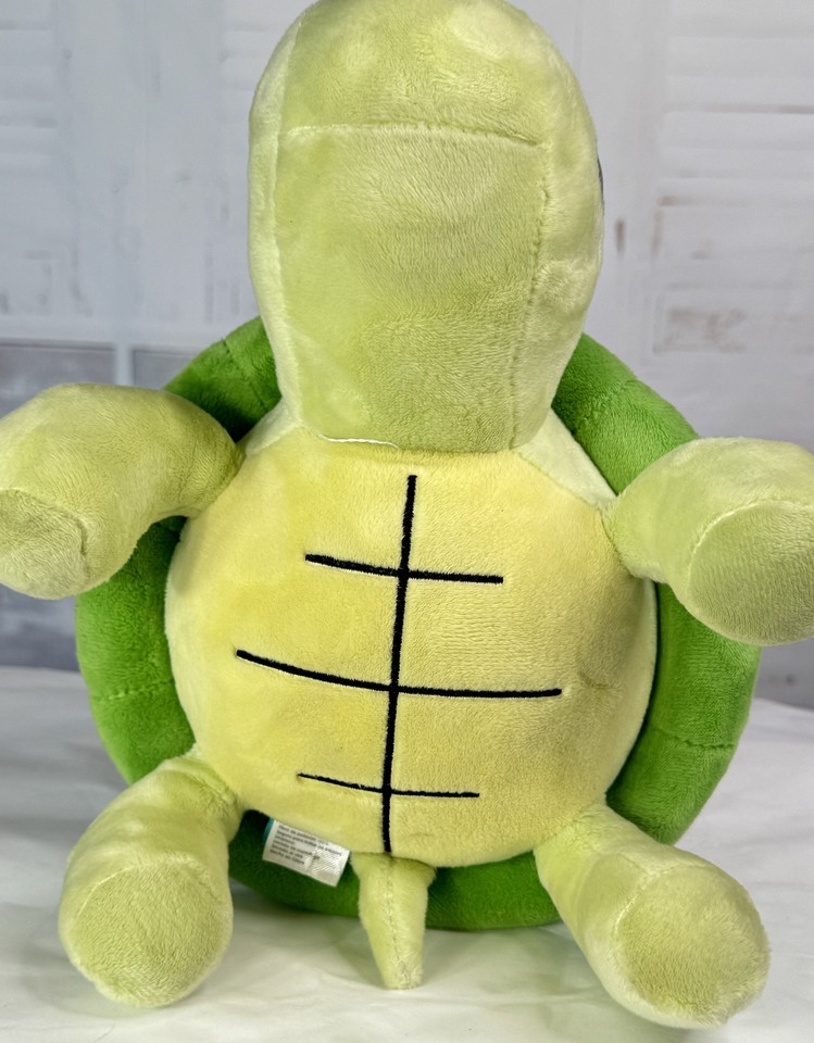 Bellzi Baby Child Green Turtle Cute Stuffed Animal Plush Toy 11 inches ...