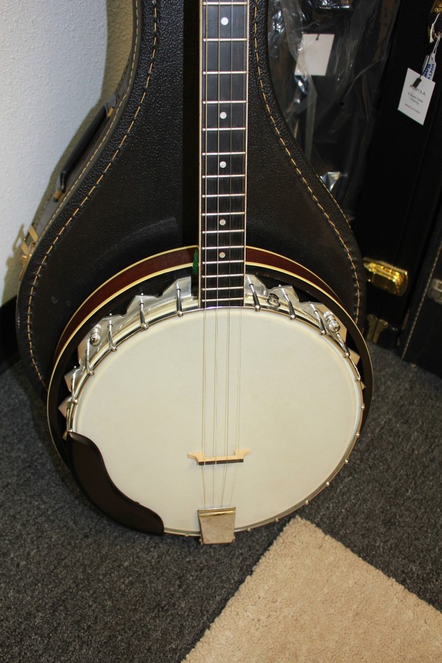 Lida 4 -String Banjo w/Resonator & Case | eBay