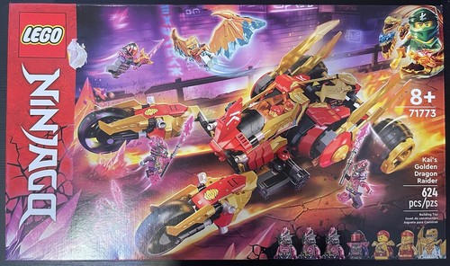 AS IS LEGO Ninjago 71773 KAI'S GOLDEN DRAGON RAIDER New SEALED Retired ...