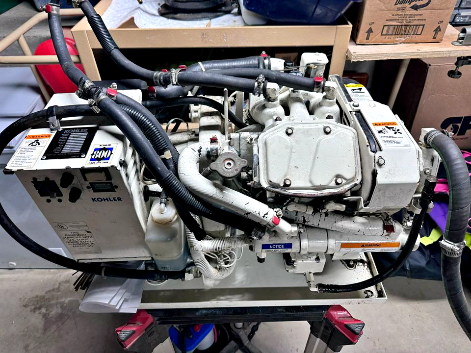 Kohler 6.5cz23 , 6.5 kW Marine Gas Generator 60 Hz RUNNING TAKE-OUT Runs Great | eBay
