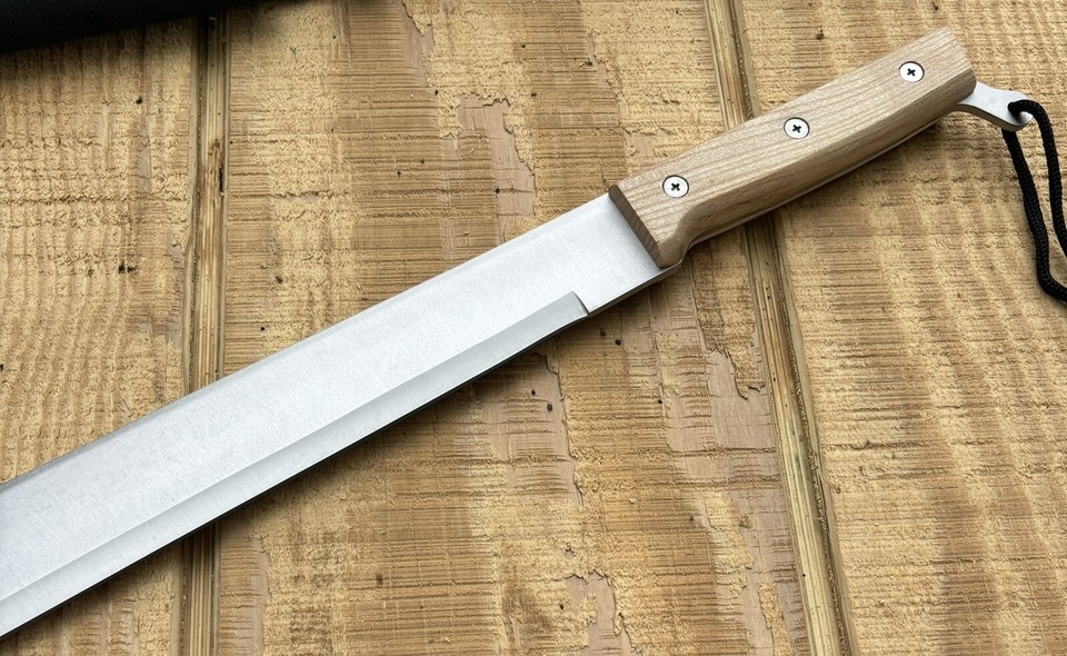Classic Machete Wood Handle Extreme Heavy Duty 2lbs 6oz Full Size XL ...