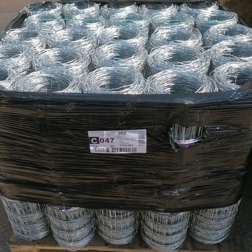 50m sheep pig stock fencing L8 galvanised wire netting dog proofing ...