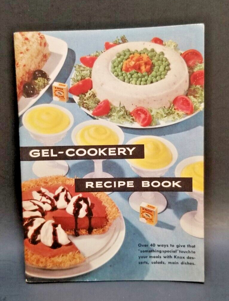 Gel-Cookery Recipe Book (1955) Chas. B. Knox Gelatine Co., Vintage ...