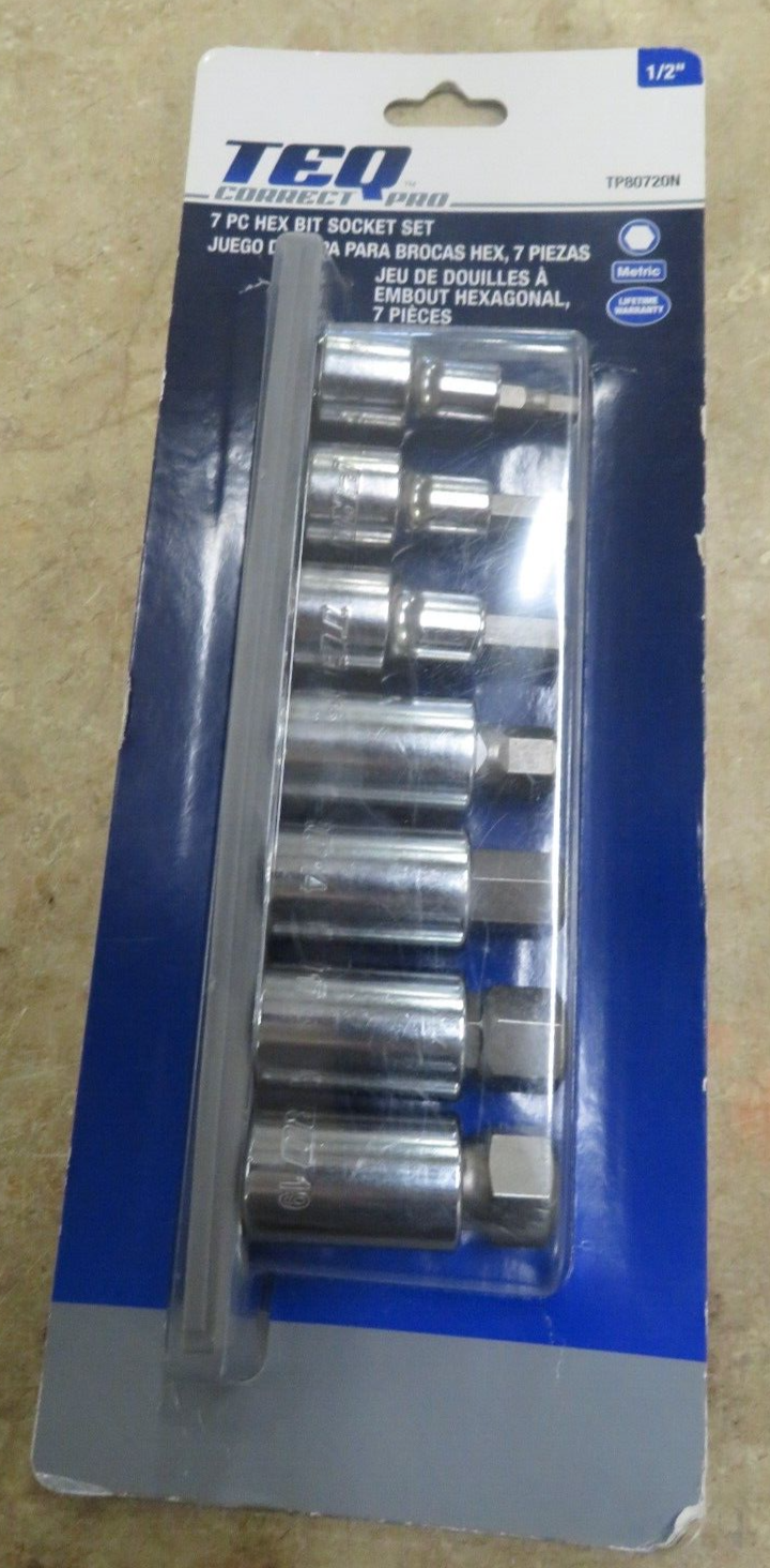 Teq Correct Pro 7 pc Flex Socket Set tp80564d BRAND for sale online | eBay