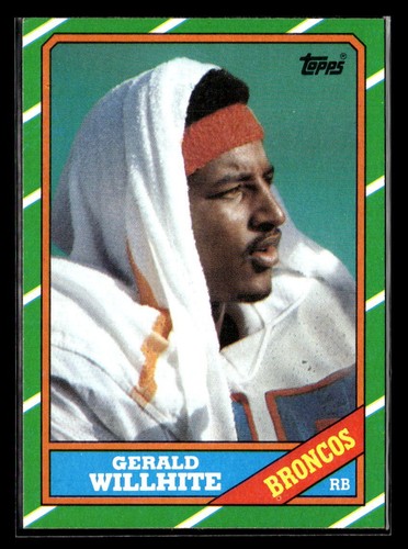 1986 Topps #114 Gerald Willhite - NM/MT+ Set Break! | eBay