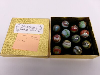 12 JABO CLASSICS HARVEST MOON MARBLES ...PLEASE READ AD | eBay