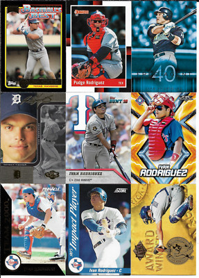 Ivan Rodriguez 9 Card Lot with McDonalds Baseball's Best Rookie ...