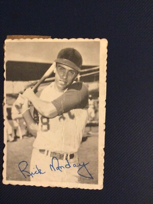 1969 Topps Deckle Edge Rick Monday Card READ!! | eBay