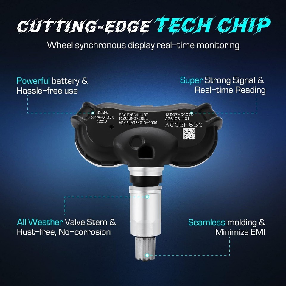 OEM 42607-0C070 For TOYOTA SIENNA TUNDRA TPMS Transmitter TIRE PRESSURE ...