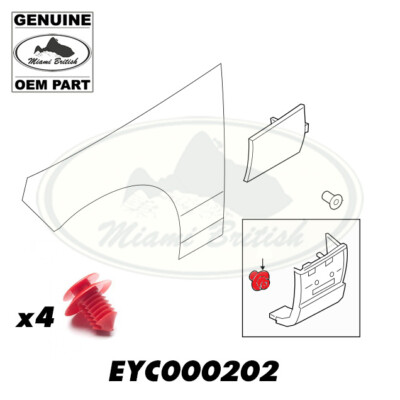 LAND ROVER LOWER ROCKER MOLDING RETAINER SET x4 RR SPORT EYC000202 ...
