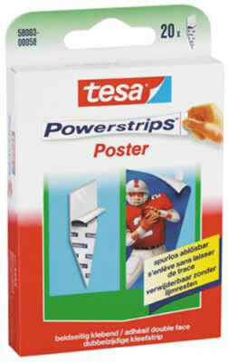 TESA POWER STRIPS / POSTER STRIPS (SET OF 20 STRIPS) | eBay