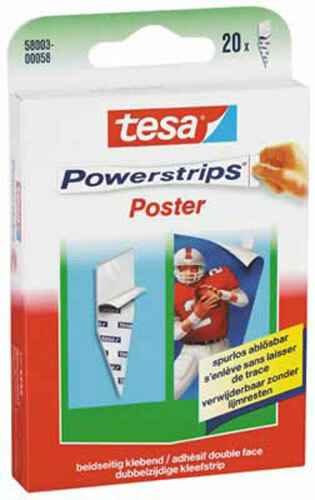 TESA POWER STRIPS / POSTER STRIPS (SET OF 20 STRIPS) | eBay