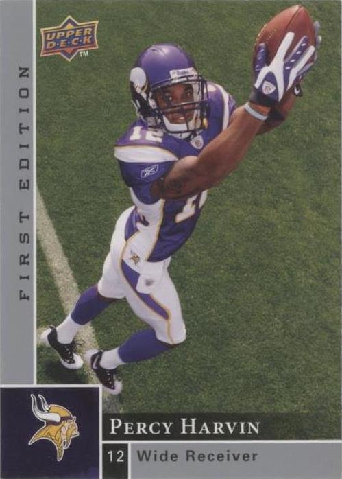 2009 Upper Deck First Edition - Percy Harvin #195 Silver (RC) for sale ...