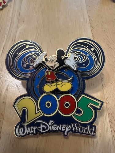 WDW 2005 Swirl Mickey Icon Logo Pin | eBay