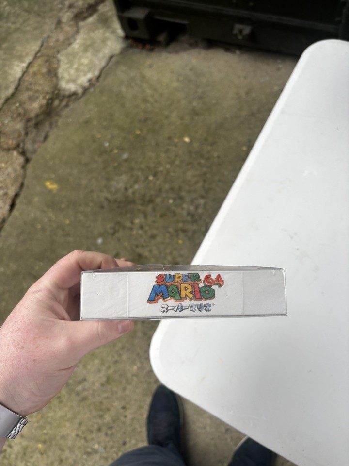 Super Mario 64 N64 w/BOX MANUAL Nintendo 64 USED IN JAPAN Japanese ...