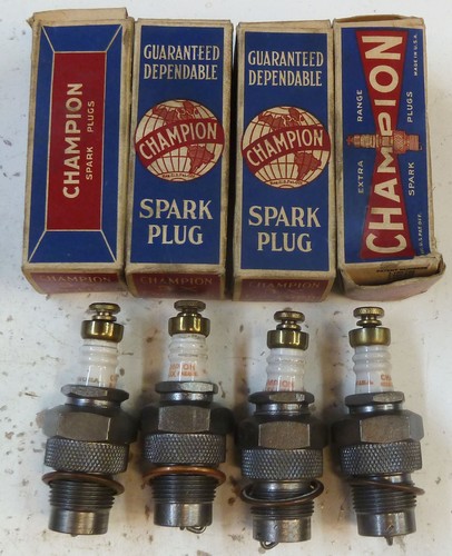 1928, 1929, 1930, 1931 MODEL A FORD 3X CHAMPION SPARK PLUGS, 28,29,30 ...
