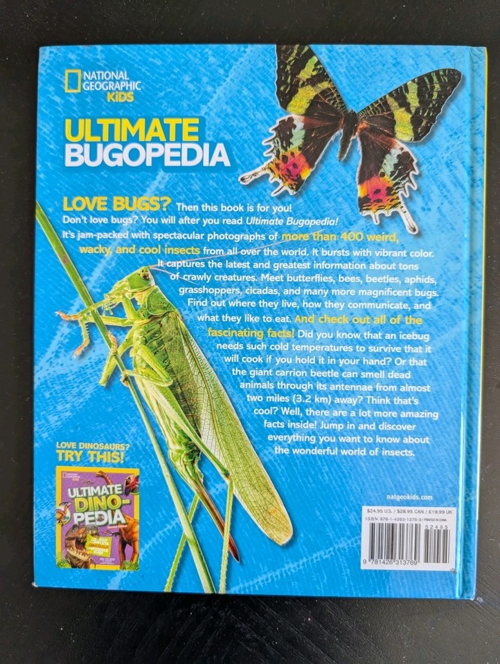 Ultimate Bugopedia National Geographic Kids Book Bugs Animals | eBay