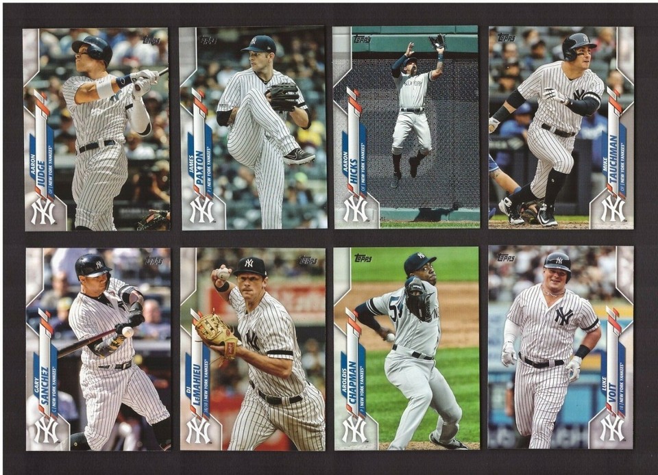 2020 Topps Series 1 NEW YORK YANKEES Team Set | eBay