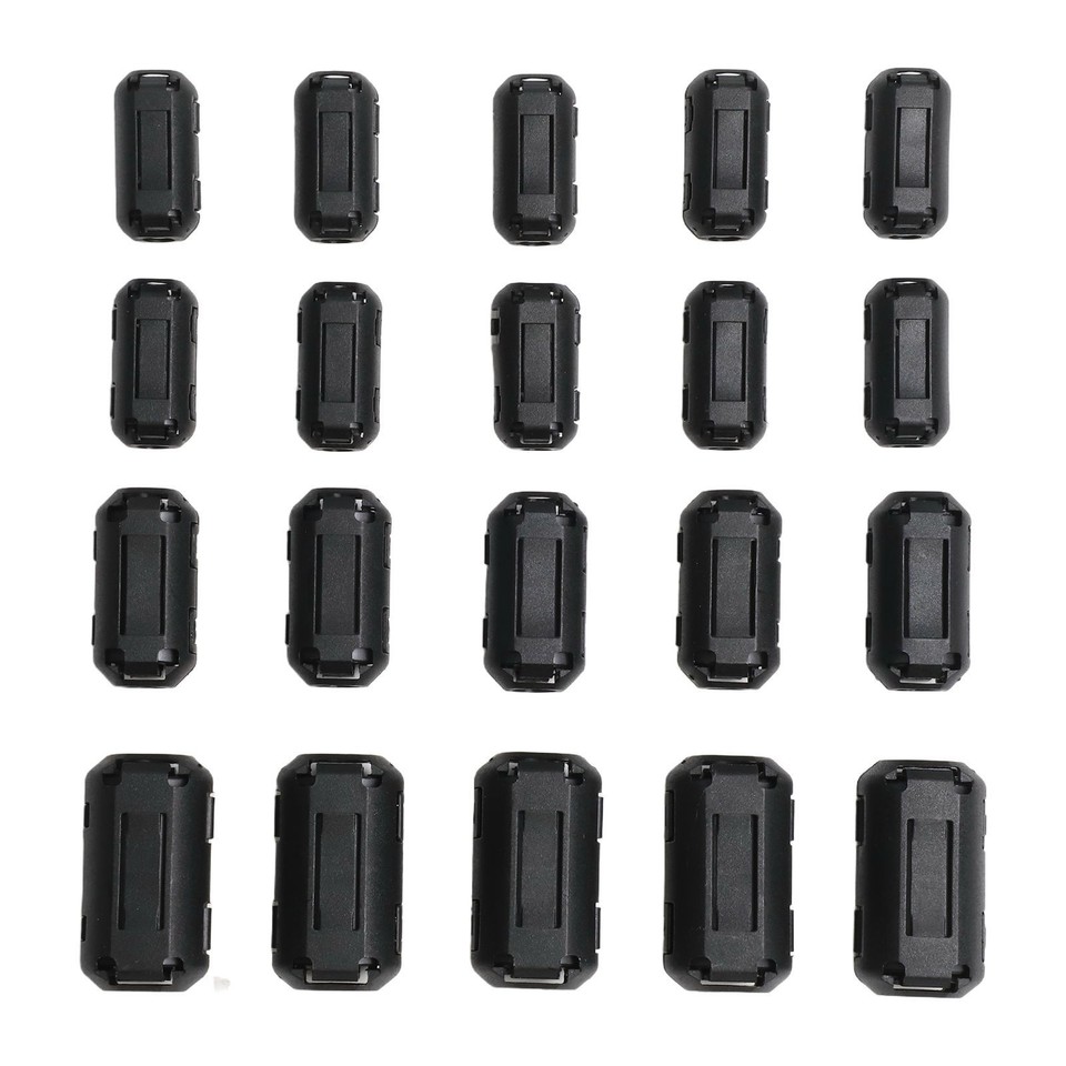 For RFI Filtering Clip Set of 20 with Ferrites for Better Cable Signals ...