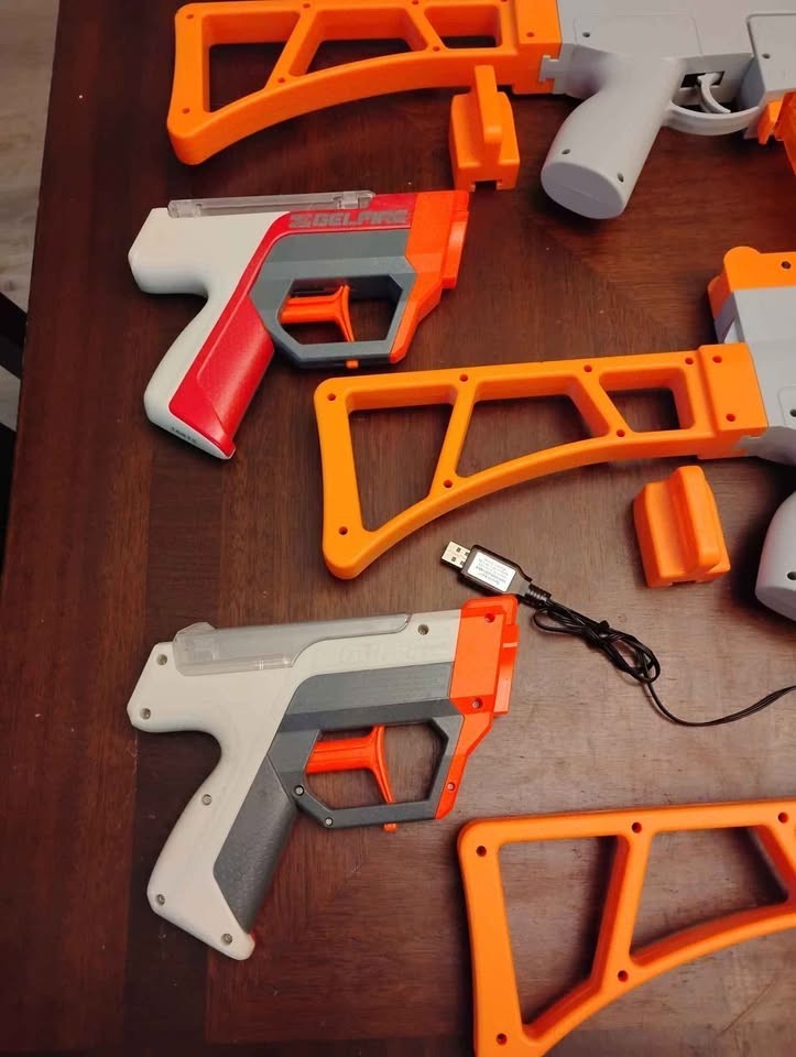 SplatRBall Water Gel Bead Blaster Full Auto SRB400 Set of 5 Guns Bundle ...