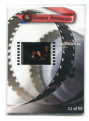 2021 HA Famous Americans Pat Welsh ET E.T. 35mm FILM CELL RELIC 11/50 ...