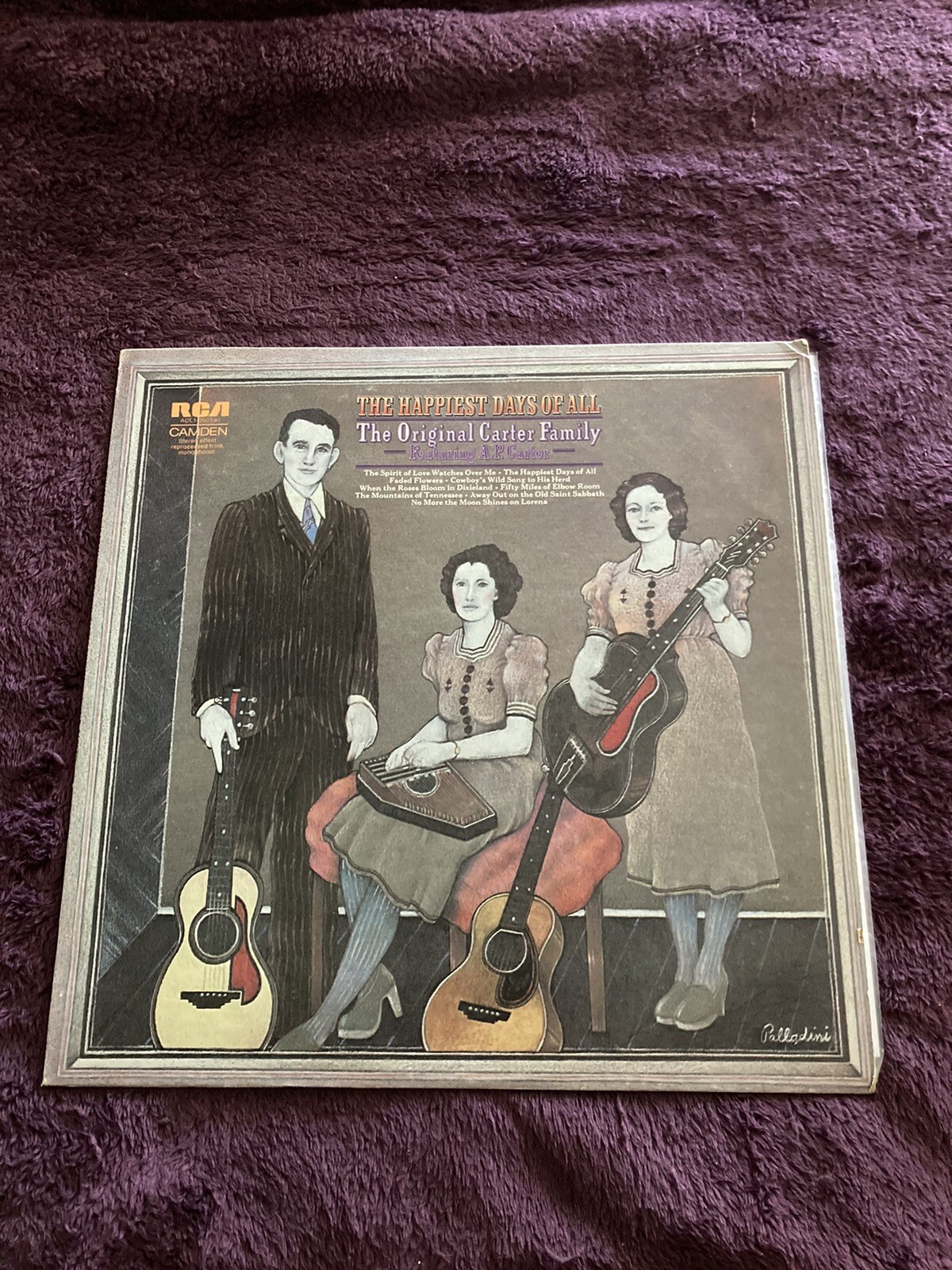 The Original Carter Family The Happiest Days Of All Vinyl Record LP ...