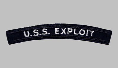 US Navy MSO-440 USS Exploit Minesweeper UIM Shoulder Rocker Tab | eBay