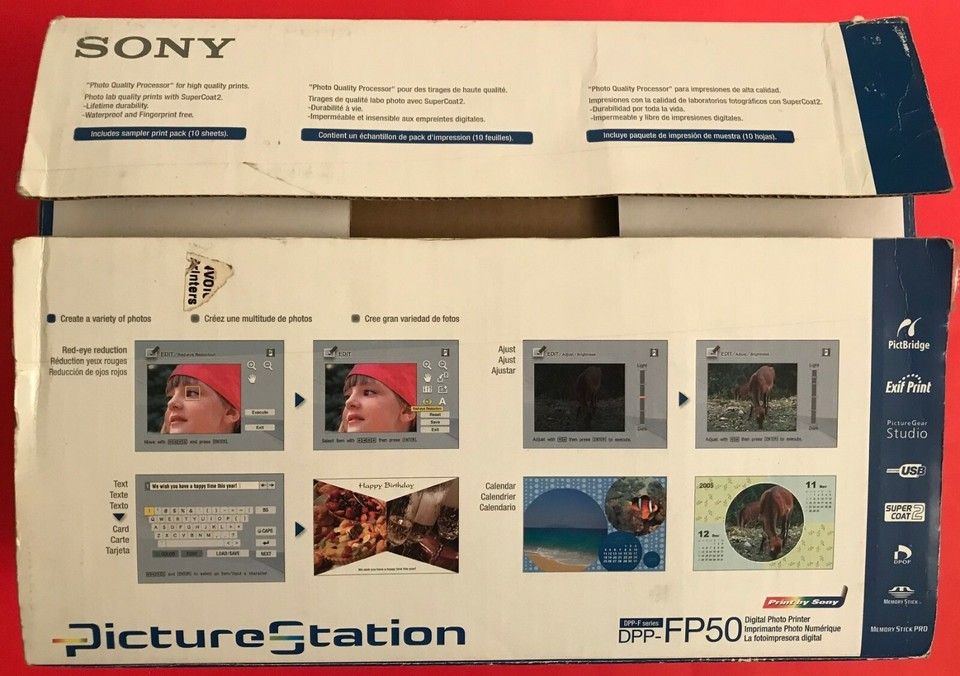 Sony Picture Station - Digital Photo Printer (DPP-FP50) | eBay