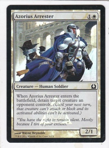 MTG: Return to Ravnica: Foil: Azorius Arrester | eBay