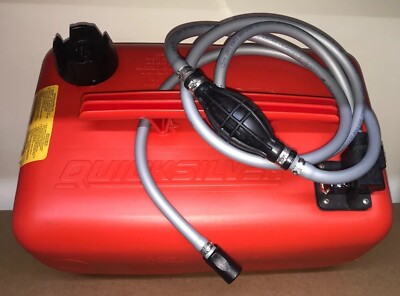 GENUINE Quicksilver 25 Litre Fuel Tank & 8FT Fuel Line Mariner Mercury ...