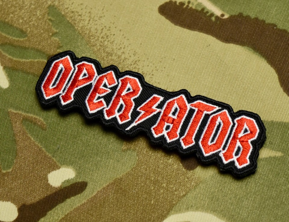 AC/DC Operator Embroider Patch Operator OAF Special Forces SF Tactical ...