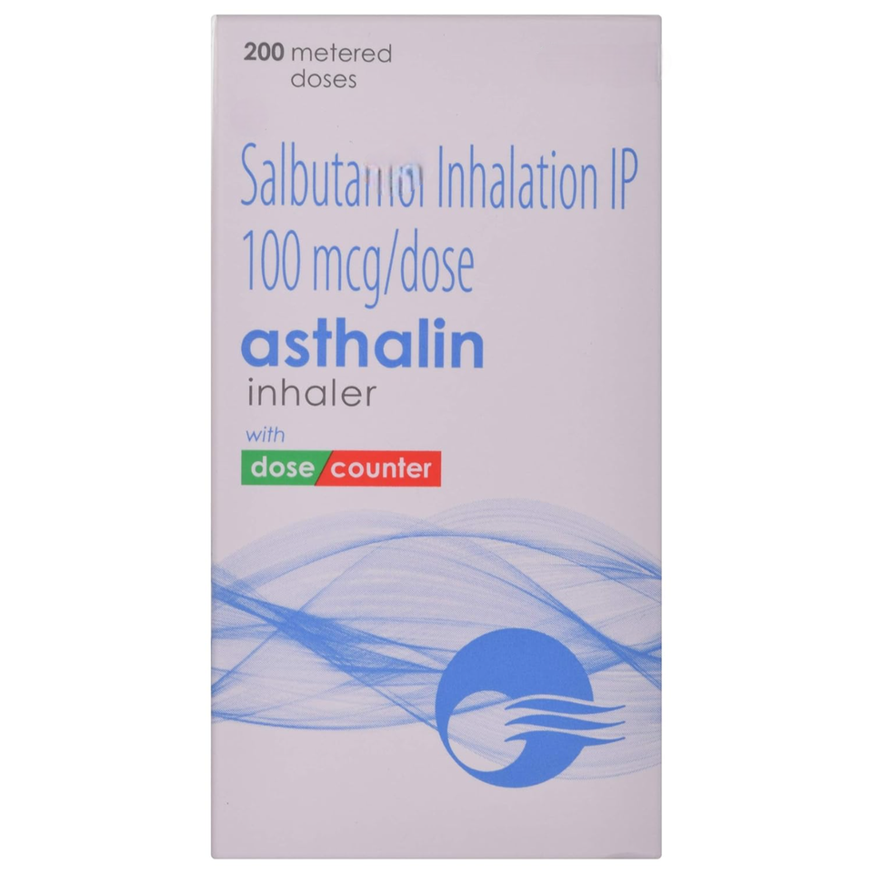 Asthma inhaler, 200 puffs - Asthaline - Asthma Albuteral inhaler | eBay UK