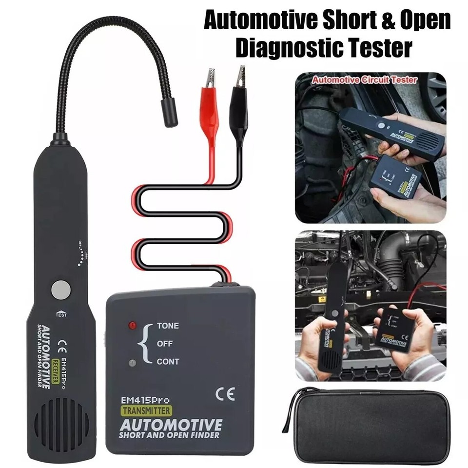 Auto Cable Short Circuit Breakpoint Tester Car Broken Wire Detect 6~42V ...
