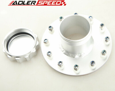 Billet Aluminum Straight Fuel Cell Fast Fill Filler Neck 12 Bolt Flange ...