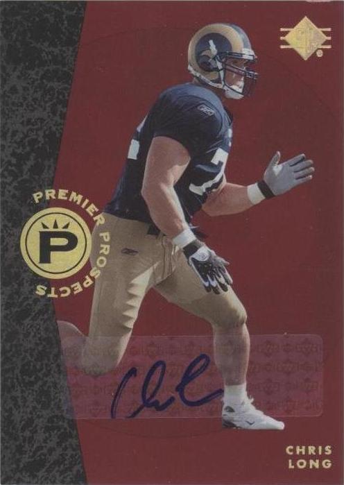 2008 SP Rookie Edition - Premier Prospects Chris Long #314 Autographs ...