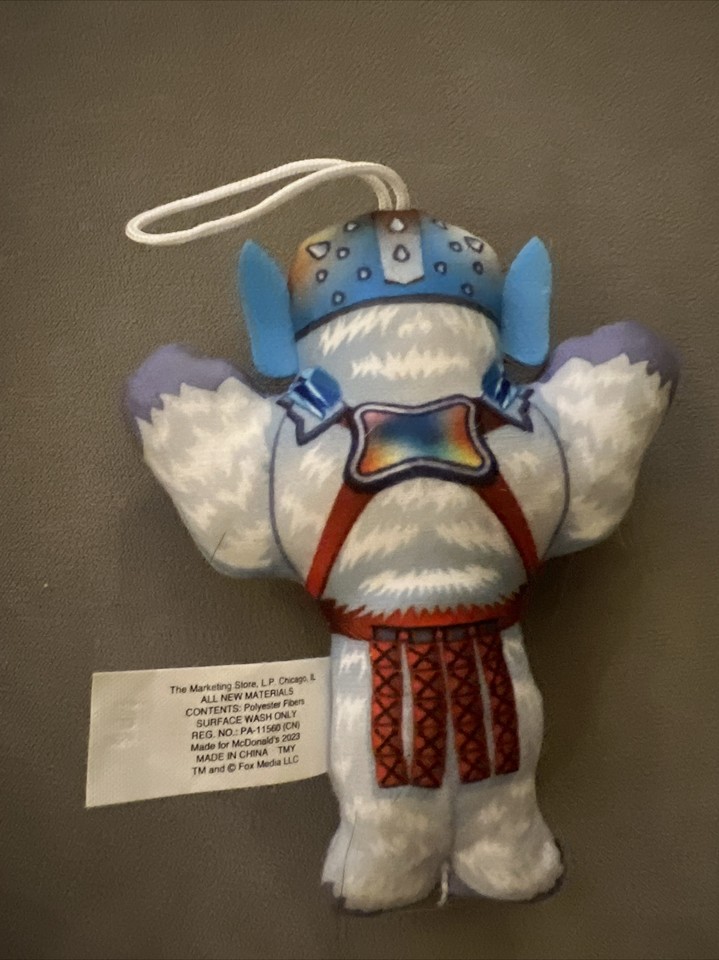 McDonald's Happy Meal Toy 2023 Yeti The Masked Singer Plush | eBay