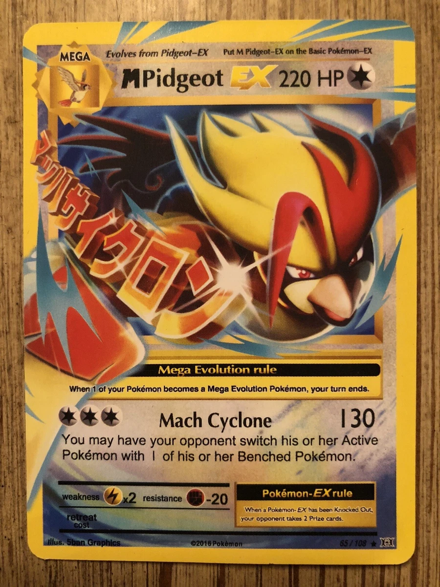 Pokemon Mega Pidgeot Card