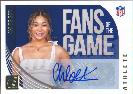 2018 Panini Donruss Chloe Kim Fans of the Game Autograph | eBay