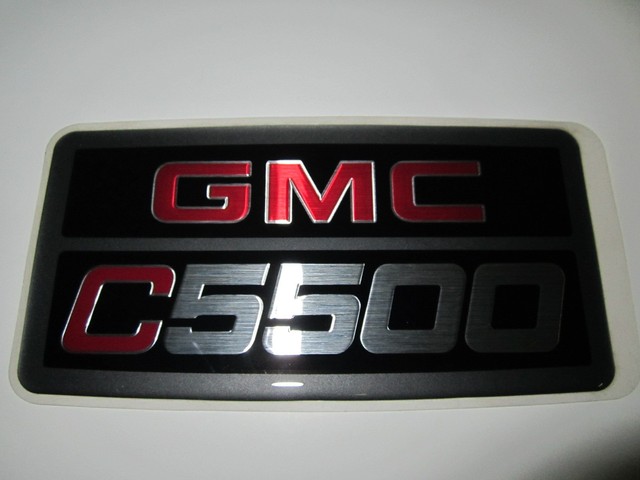 GMC Topkick C5500 Hood Decal Emblem OEM 03-09 C 5500 Part 15012900 ...