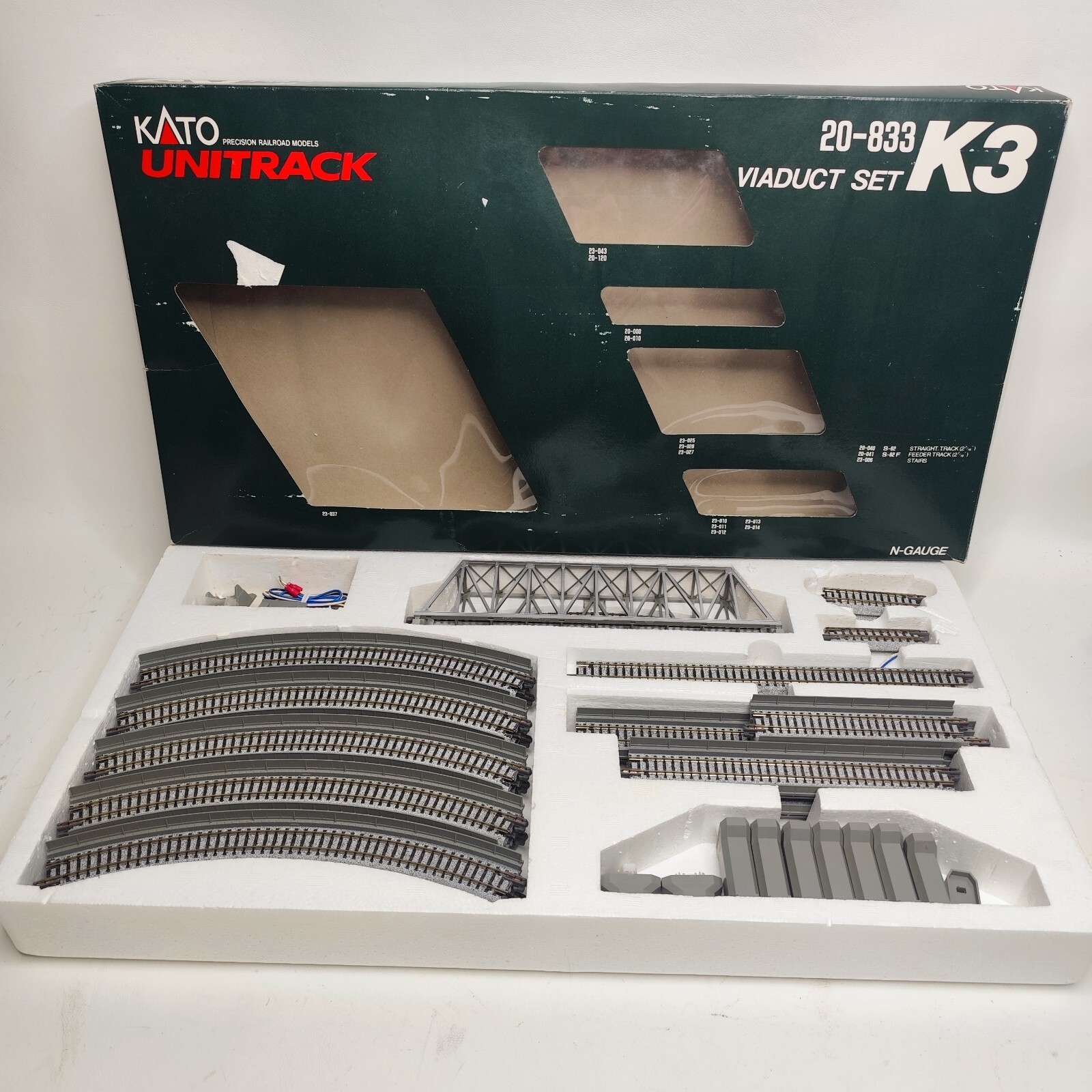 Kato 20-833 UniTrack Viaduct Set N Scale Train Track Accessory 20-833 ...