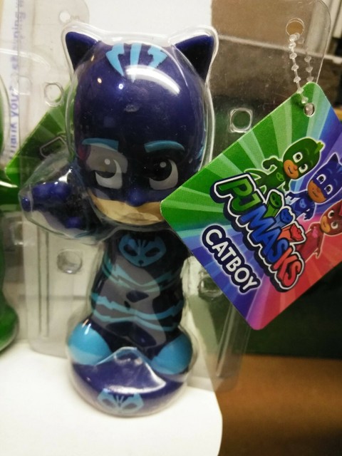 PJ Masks Owlette Gekko Catboy 5" Bath Toys Frog Box/eone Just Play Set ...