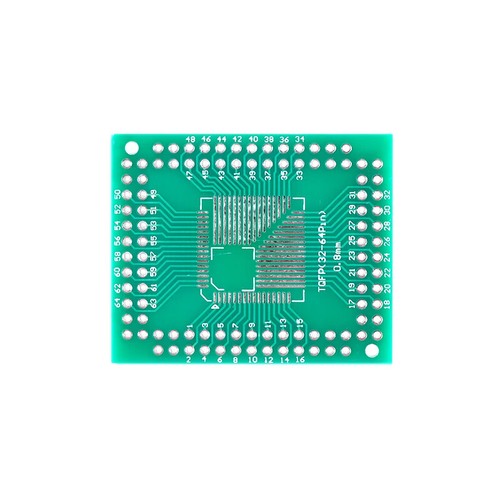 5PCS TQFP/FQFP/LQFP64 to DIP Adapter Socket PCB Conversion Plate | eBay