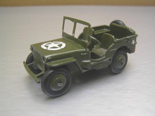 Dinky Toys 153A US Army Jeep made in England vintage original in NM ...