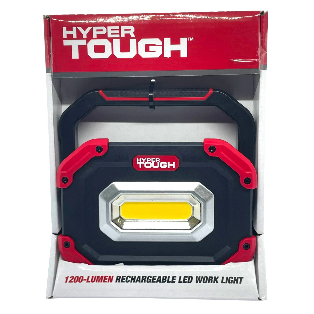 HYPER TOUGH 1200 LUMEN LED RECHARGEABLE LIGHT AND BLUETOOTH, 55% OFF