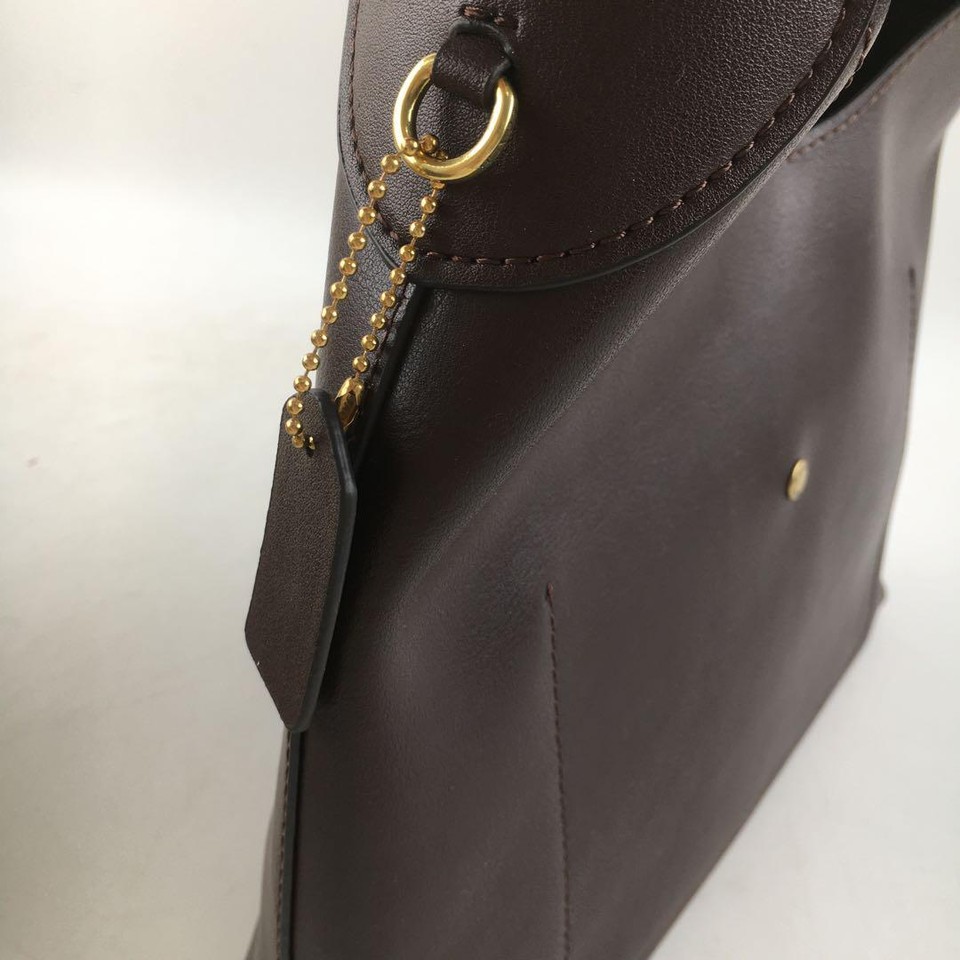 COACH Brooklyn Shoulder Bag CU068 Black Outlet Half Moon Bag NEW Hand ...