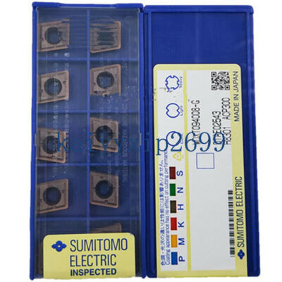 10PCS/Box Sumitomo WDXT094008-G ACP300 WDXT094008G Carbide Inserts NEW ...